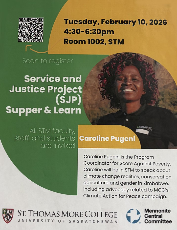 Service and Justice Project Supper & Learn - St. Thomas More College